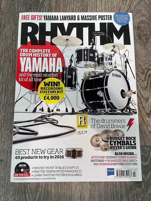 Rhythm Drum Magazine: History of Yamaha / Issue 252 / March | Reverb