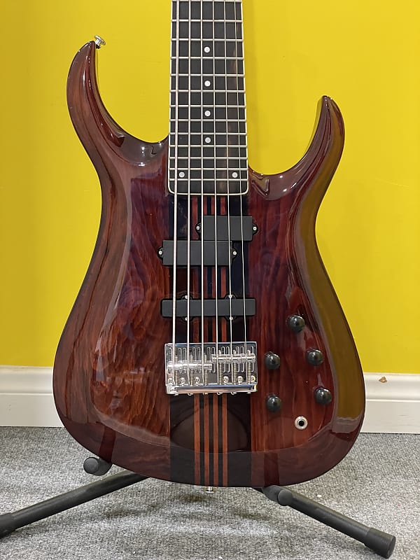 Phred Instruments Panda 6-String Short Scale Bass 2023 Brown | Reverb