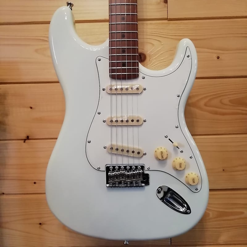 JET GUITARS - JS300 Olympic White - Roasted Maple Neck | Reverb