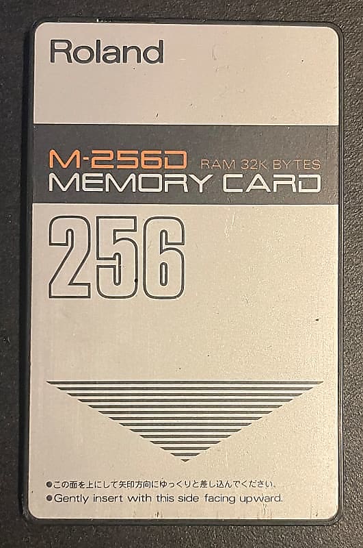 Roland M-256D RAM Card for JV-Series, D-Series, A-Series, | Reverb