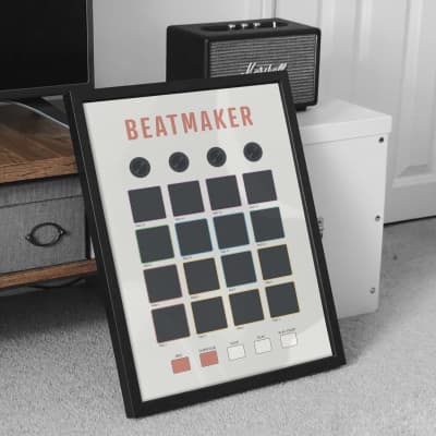 Beatmaker MPC Print - Music Producer Poster, MPC Poster, | Reverb UK