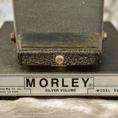 Vintage 80s US made Tel-Ray MORLEY XVO Silver Volume Pedal | Reverb
