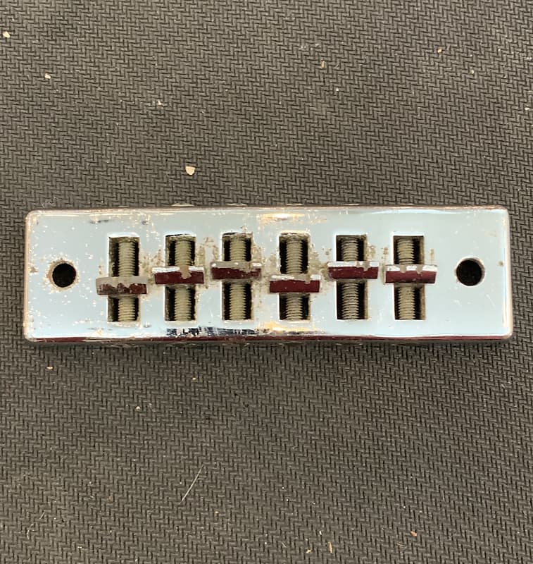 Gibson Schaller Vintage Harmonica Bridge 1970's Chrome | Reverb