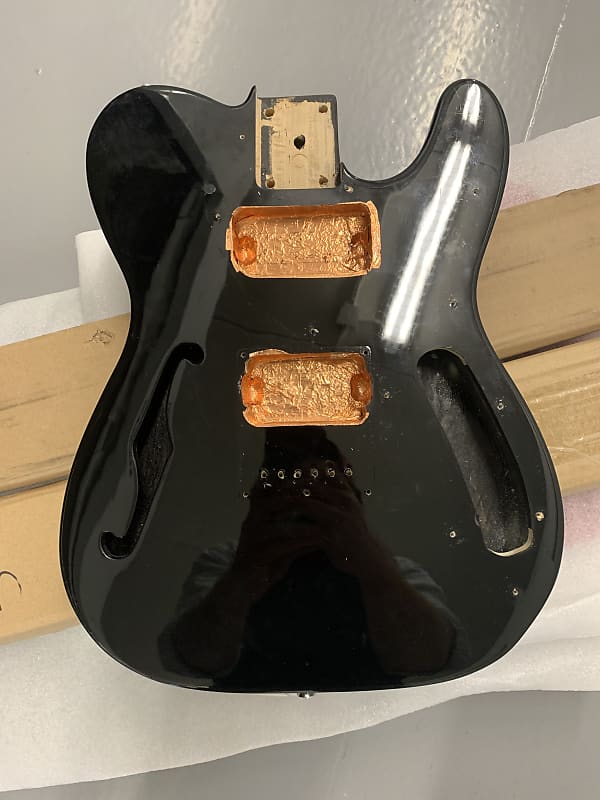 Unbranded Tele Thinline Style Body - HH Rout | Reverb