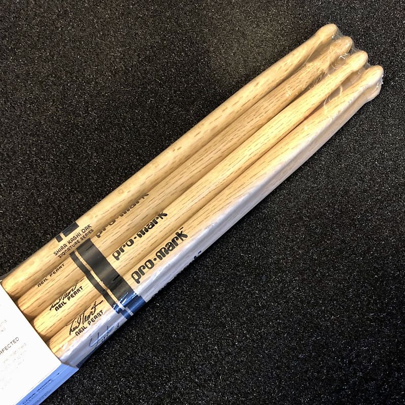 ProMark Shira Kashi Oak Neil Peart 747 4-Pack - Wood Tip | Reverb