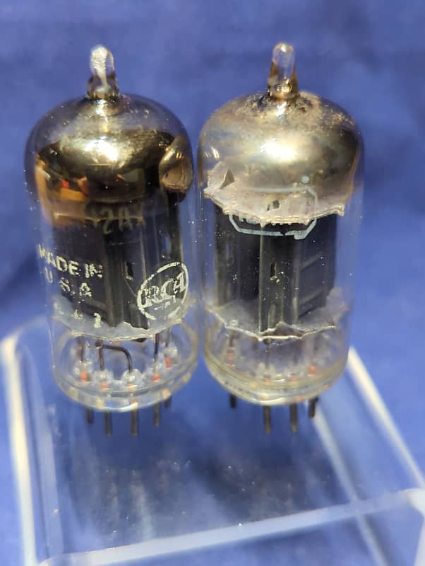 RCA JAN 12AX7 50's - Black | Reverb