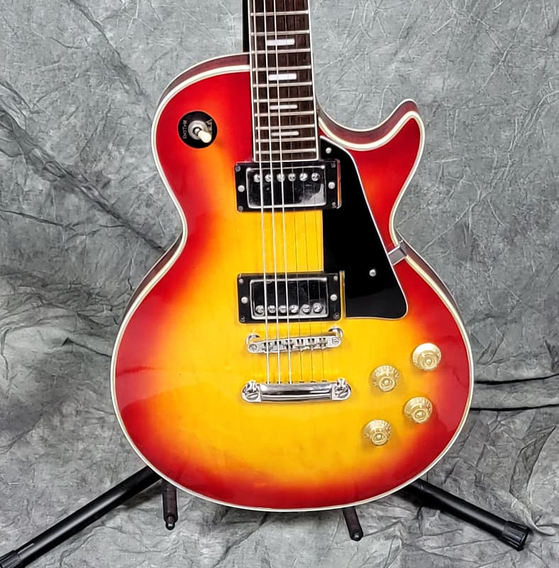 REFURBISHED 1970'S Encore E-49RS Les Paul Guitar - Cherry | Reverb