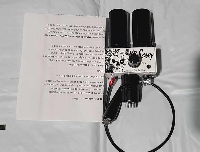Legendary Tones Mr. Scary Mod REVERSE WIRED - Bone White | Reverb