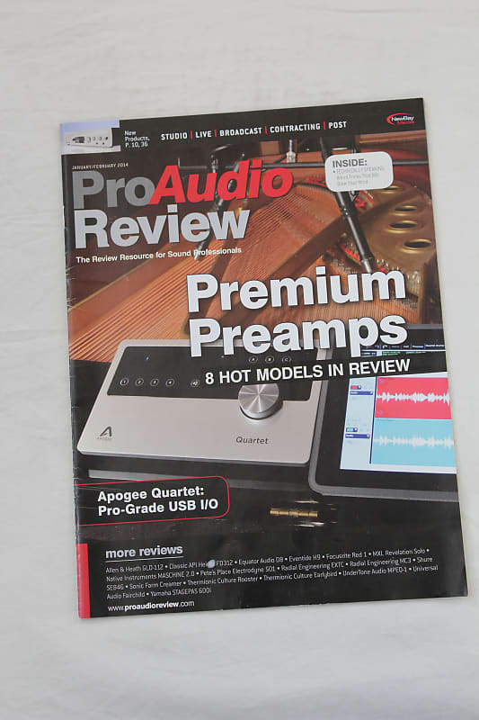 Pro Audio Review Magazine Back Issue January/February 2014 | Reverb UK