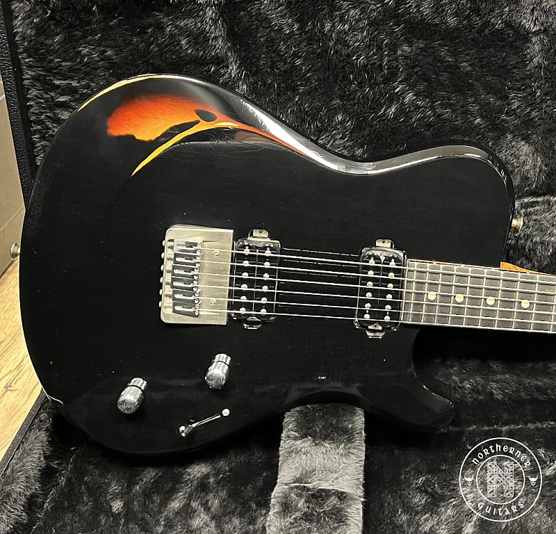 Knaggs Choptank 2024 Black over Tri-Burst Relic w/ Roasted T1 | Reverb