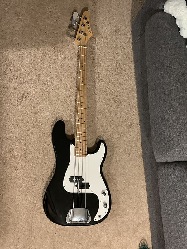Samick P Bass 1990s Black | Reverb