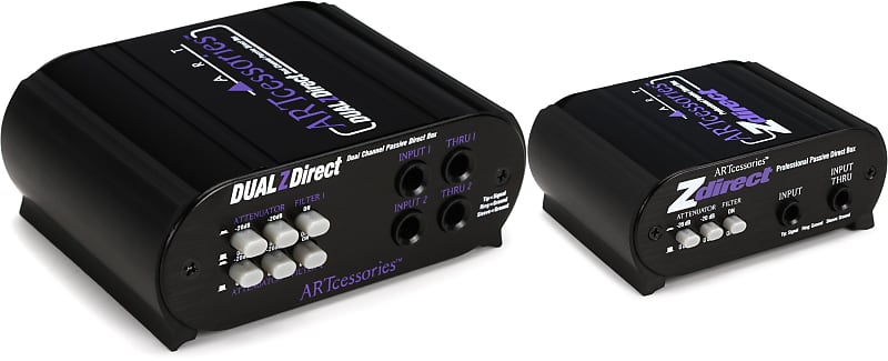 ART DUALZDirect 2-channel Passive Direct Box Bundle with ART | Reverb