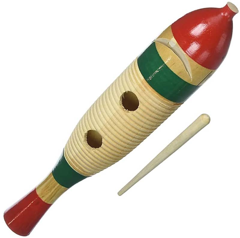 Performance Plus GR1 Guiro Puerto Rican Style, Hand Painted | Reverb