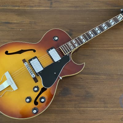 Greco ES175, Full Hollow Body, Sunburst, 1974 Vintage, Hard | Reverb