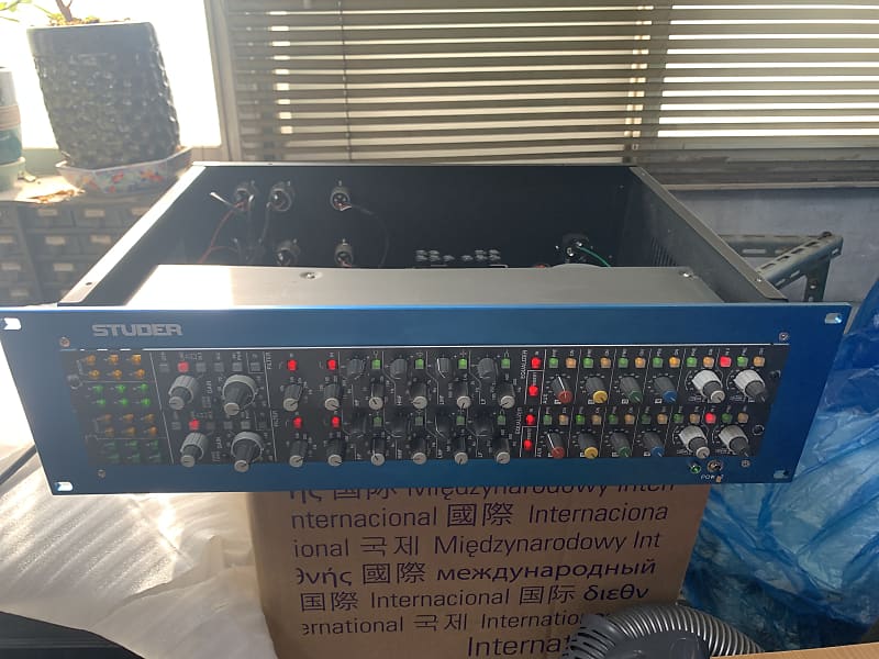 Studer 980 Mixer Mic / Line Preamp Rack 961 962 963 900 | Reverb UK