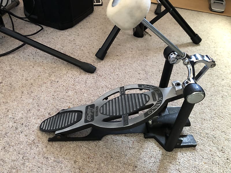 Ludwig Speed king 1980’ - Black | Reverb