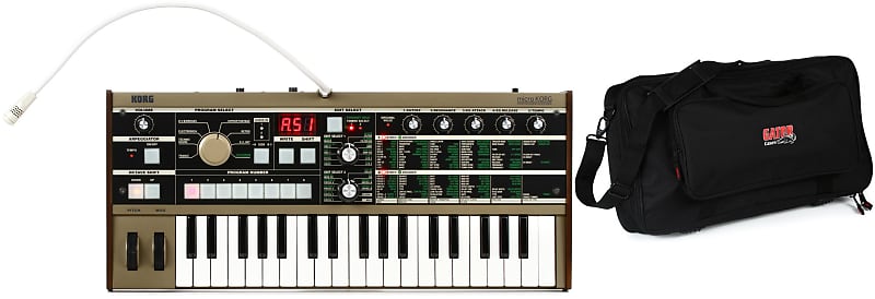 Korg microKORG Synthesizer with Vocoder Bundle with Gator | Reverb