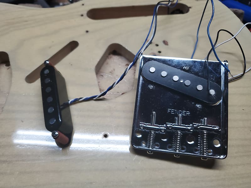 Wilde Bill Lawrence Micro-Coil Alnico Tele set - black | Reverb