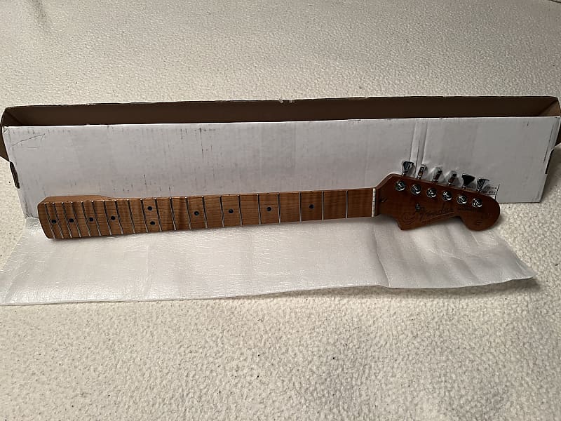 Warmoth Custom Jazzmaster Roasted Flame Maple Neck | Reverb