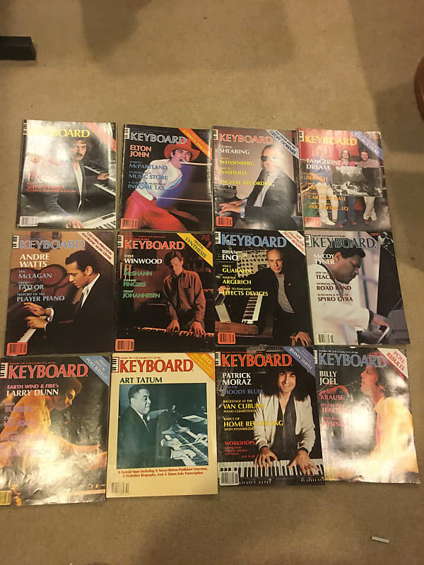Keyboard Magazine 1981 - All 12 Issues Jan-Dec. | Reverb
