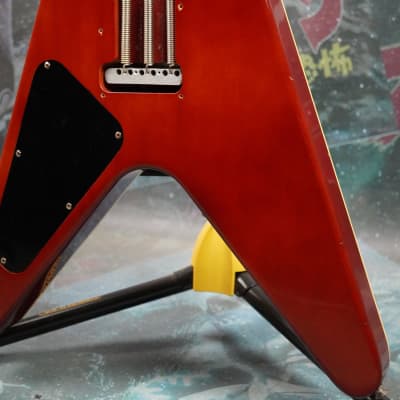 Tokai Flying V FVD-80 1980's Cherry Burst MIJ Japan | Reverb