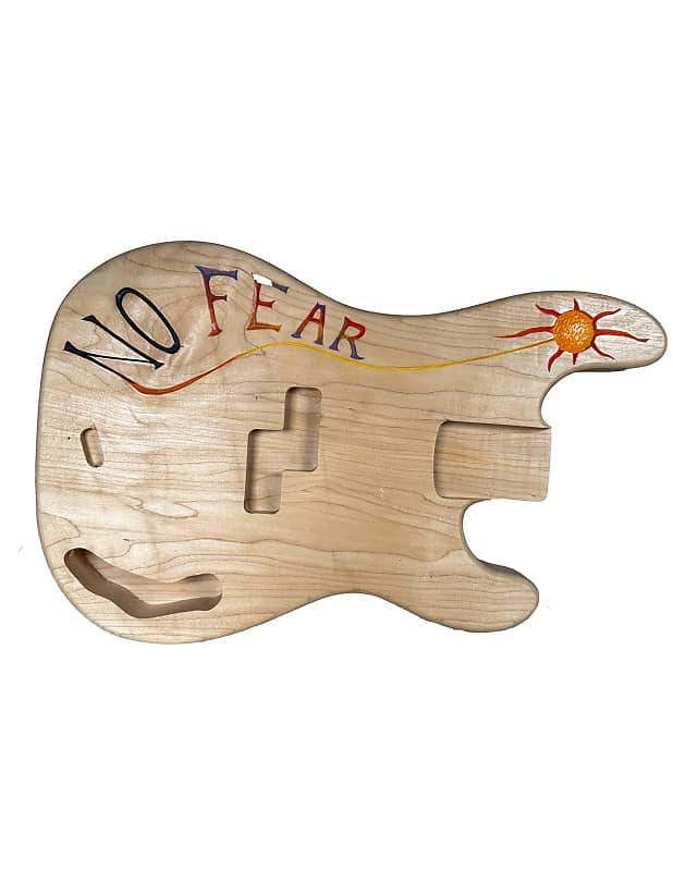 1999 Custom Maple Precision Bass Body No Fear Sun Reverb