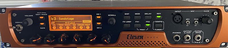 Eleven Rack Guitar Multi-Effects Processor and Pro Tools | Reverb