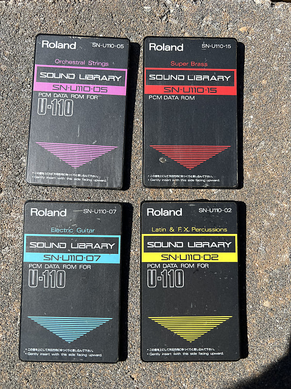 Roland U110 Expansion Cards Set of 4 | Reverb