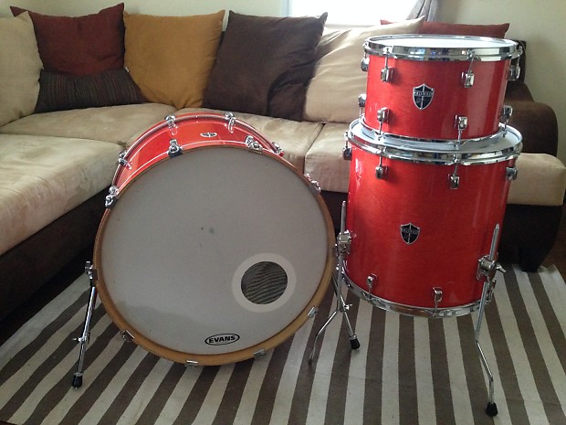 Truth Aaron Gillespie Signature Kit 2007 Gloss Orange Laquer | Reverb