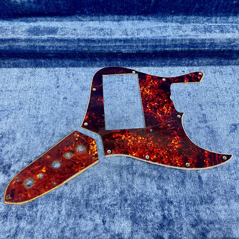 Fender Jazz Bass Pickguard and Control Plate Modified & | Reverb