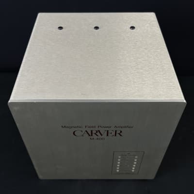 Carver M-400 Cube Magnetic Field Stereo/Mono Power Amplifier | Reverb