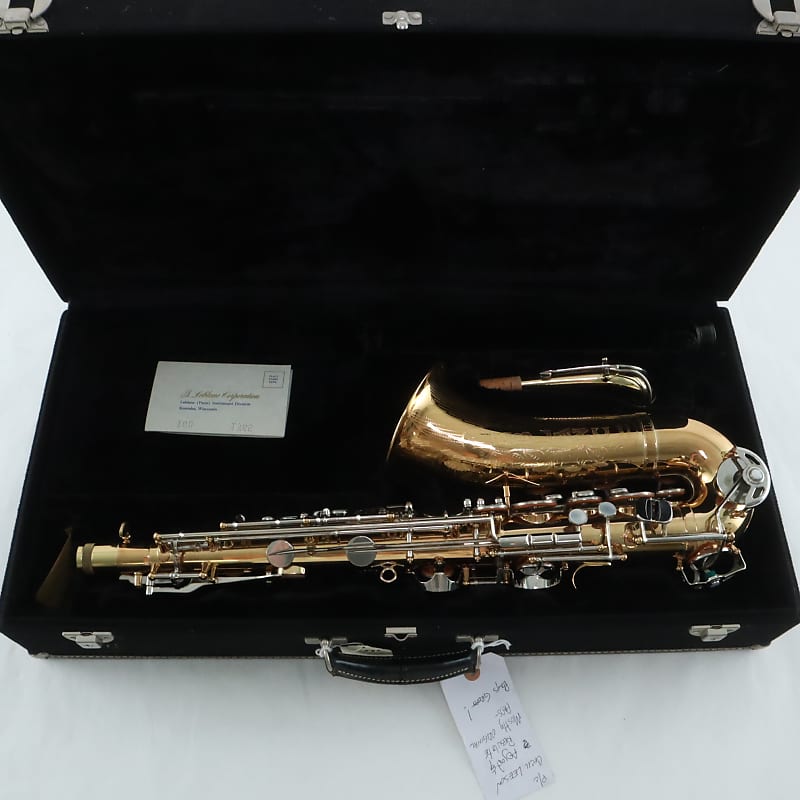 Cecil Leeson's Leblanc System Alto Saxophone SN 1365 MINT | Reverb