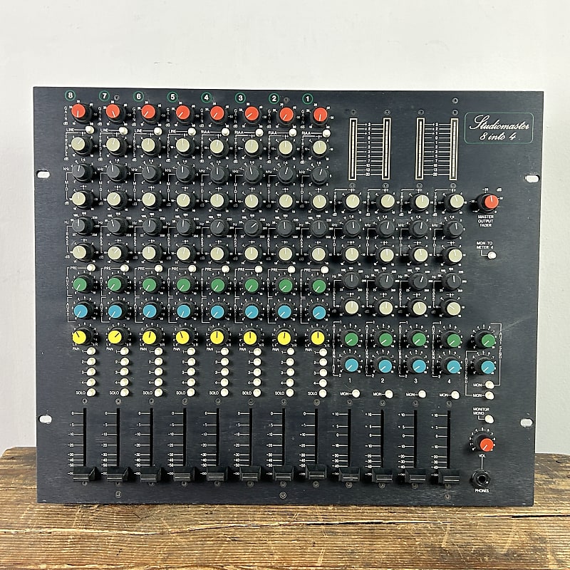 StudioMaster 8 into 4 Analog Mixer - Black | Reverb