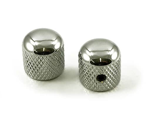 WD Brass Dome Knob 2-Pack - Chrome | Reverb