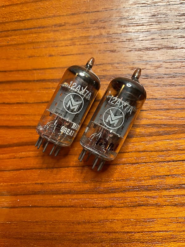 Matched Pair of Vintage NOS Mullard 12AX7/ECC83 Vacuum Tubes | Reverb
