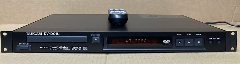 TASCAM DV-D01U Rack Mount DVD/CD Player | Reverb