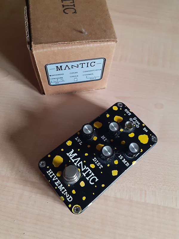 Mantic Hivemind - black and yellow - DOD Buzz Box octave | Reverb