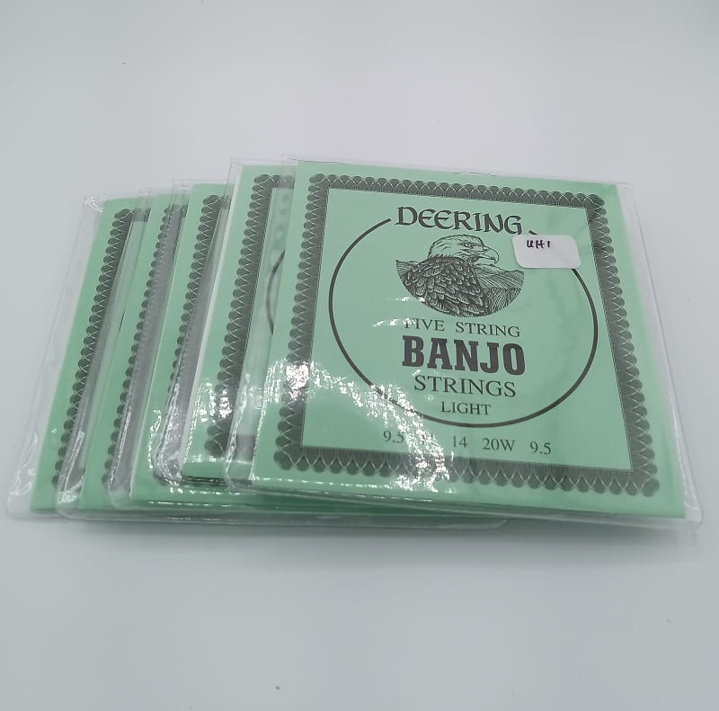 5 Qty Deering 5 String Banjo Strings Light | Reverb 5 Qty Deering 5 String Banjo Strings Light | Reverb