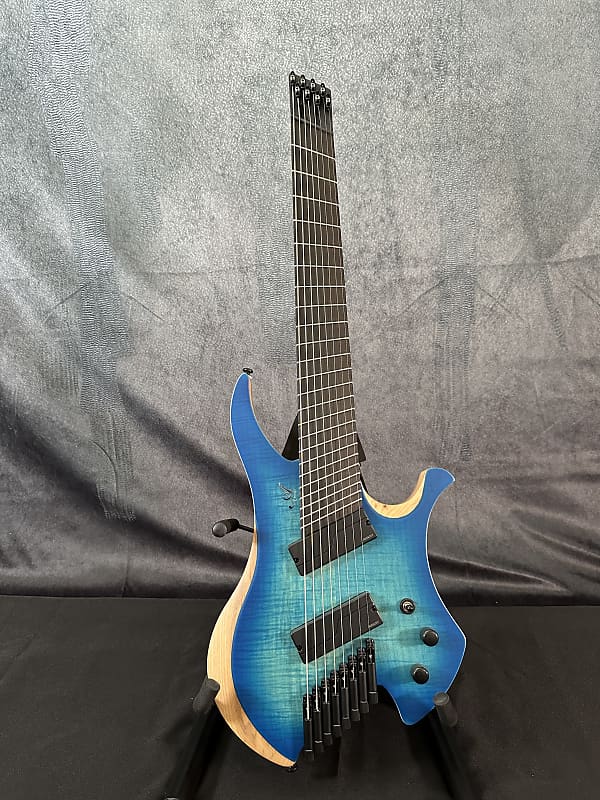 Agile 8 String Multi-Scale Fan Fret Headless Electric CHIRAL | Reverb