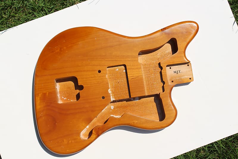 MJT VTJ Jazzmaster Body - Natural Transparent Light Relic | Reverb