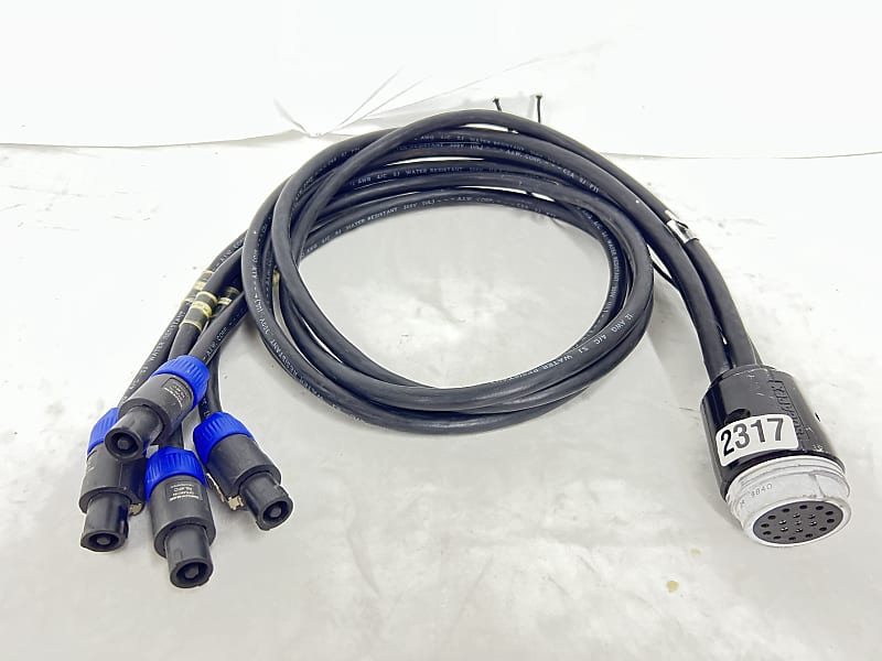 Socapex Female 19 Pin To 4 NL4 Audio Cable #2317 (One) | Reverb