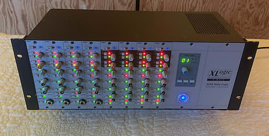 Solid State Logic SSL XLogic rack w. 8 super analogue mic | Reverb