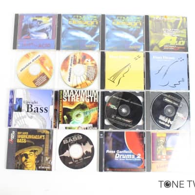 Sample Library CD ROM Drum Loops Bass Strings Guitar Sounds | Reverb