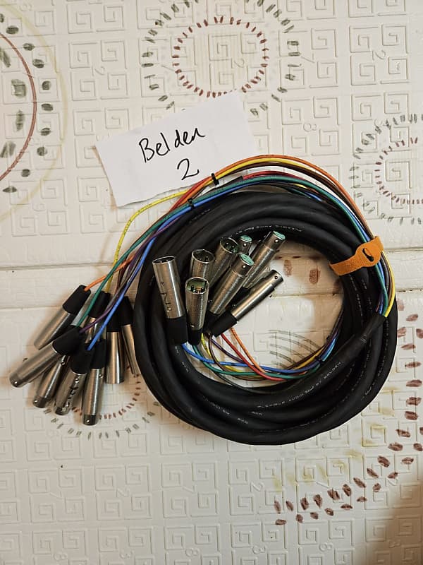 Belden / Switchcraft snake cable 4ch XLR-M to XLR-F + 4ch | Reverb