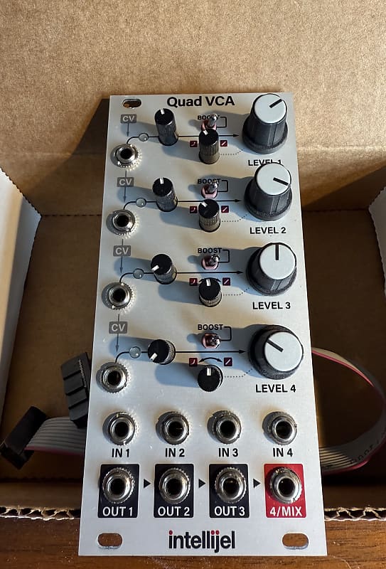 Intellijel Quad VCA (Free Shipping) | Reverb