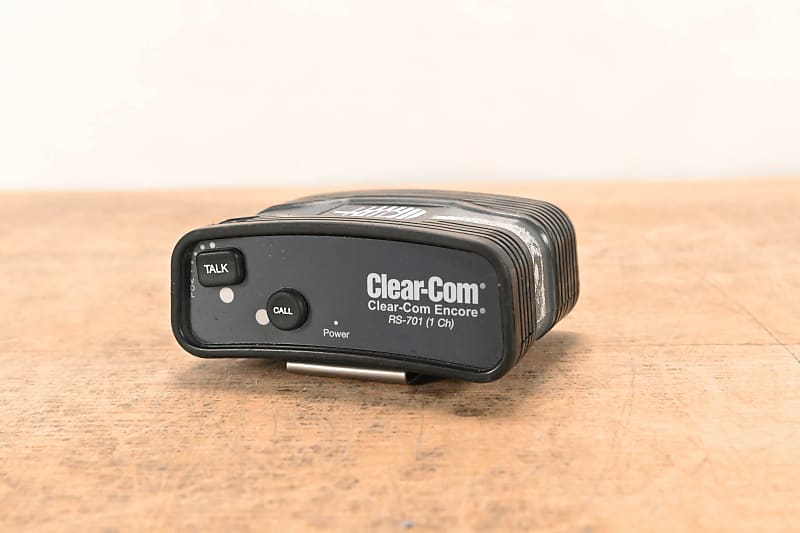 Clear-Com RS-701 Single-Channel Intercom Beltpack CG01NU4 | Reverb