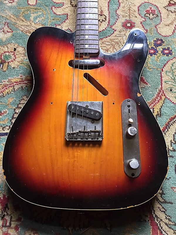 Rare 1967 Fender custom telecaster double bound body - no | Reverb
