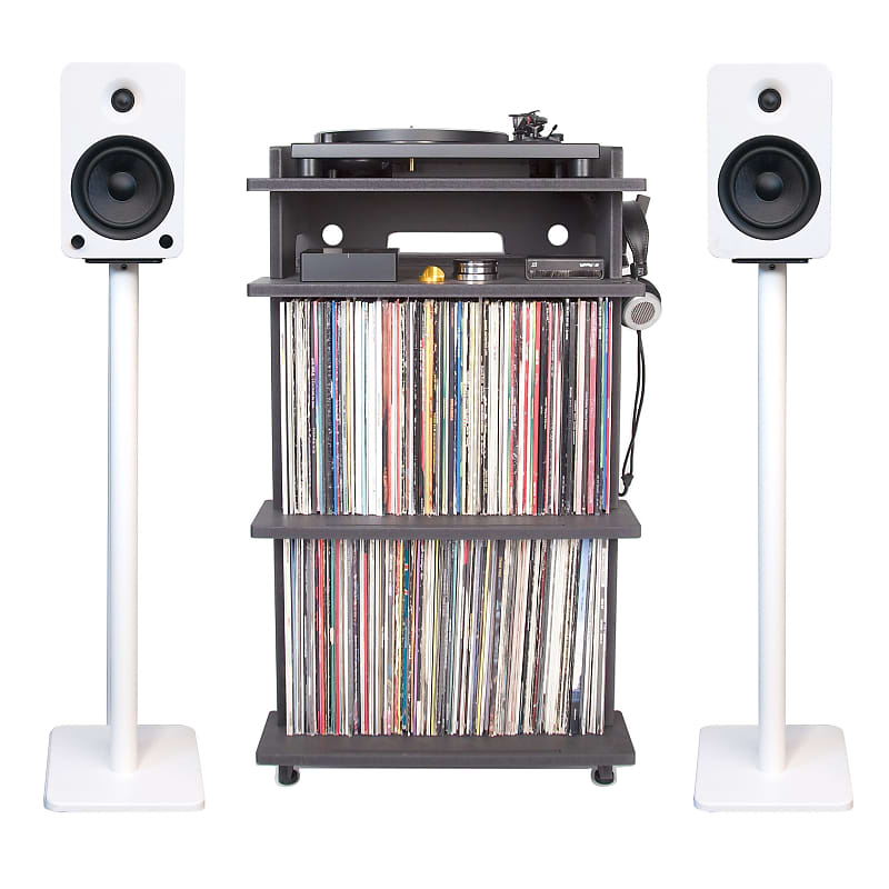 Line Phono: Turntable Stand / 32" Kanto Speaker Stands / | Reverb