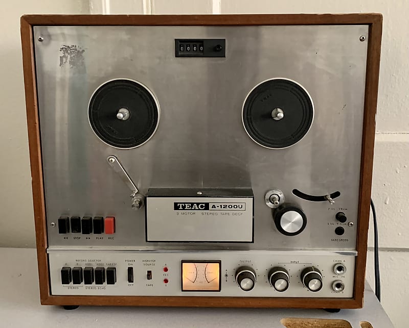 TEAC A-1200U Vintage 3 Motor Stereo Tape Deck Player Recorder | Reverb