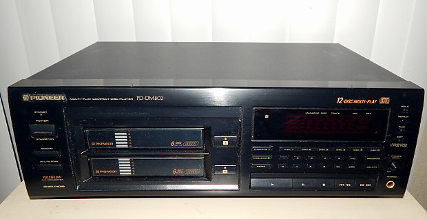 Pioneer PD-DM802 dual magazine 12 disc vintage cd player | Reverb